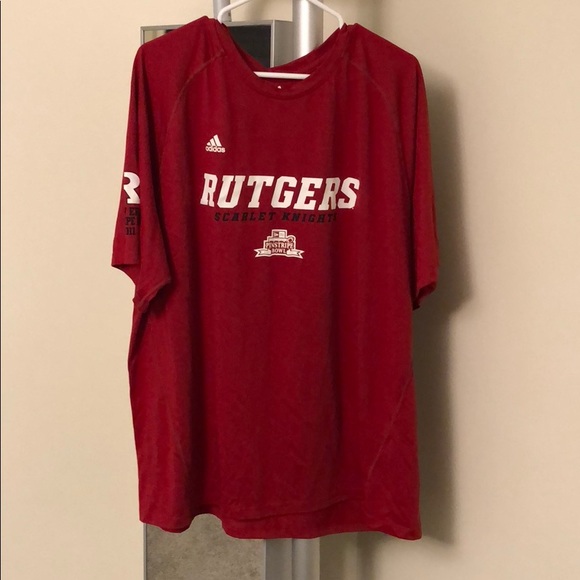 adidas | Shirts | Adidas Climalite Rutgers Tshirt Xxl | Poshmark